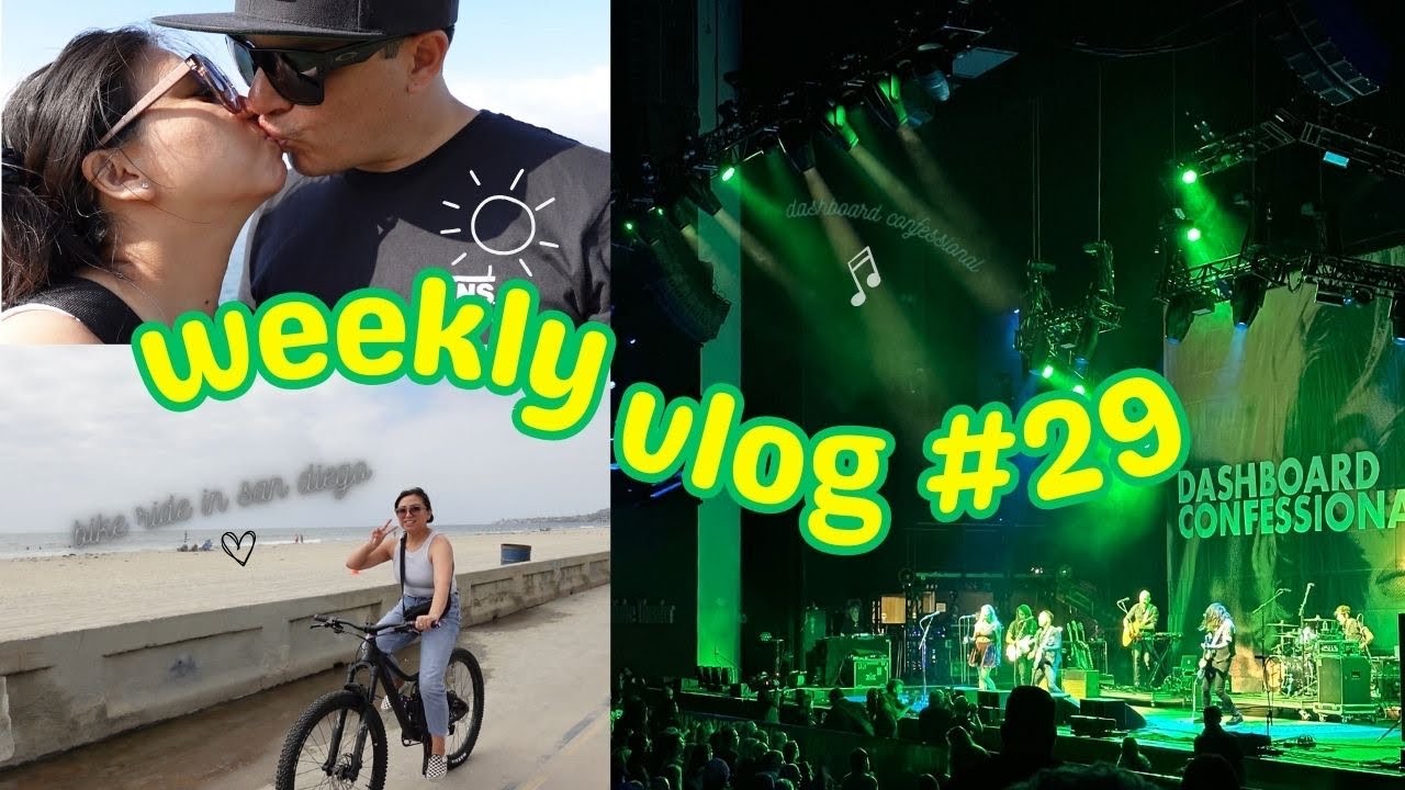 Vlog 29: Bike ride in San Diego & Dashboard Confessional - YouTube