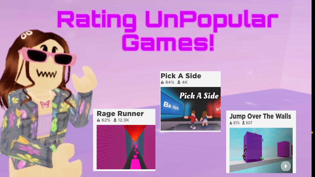 Rating UnPopular Games! - YouTube