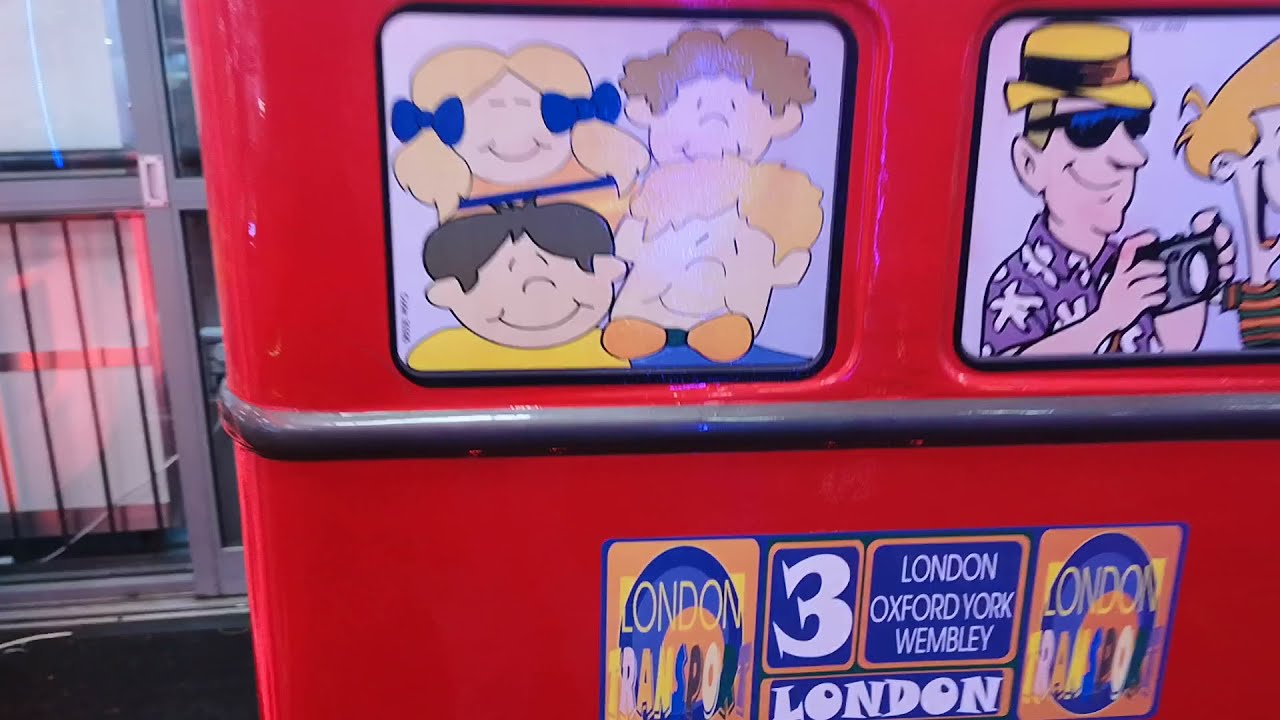london bus coin operated ride - YouTube