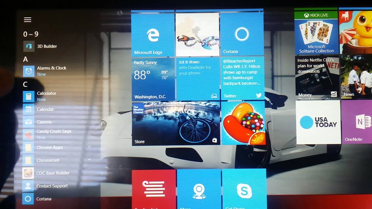 HP Stream 7 running Windows 10 - YouTube