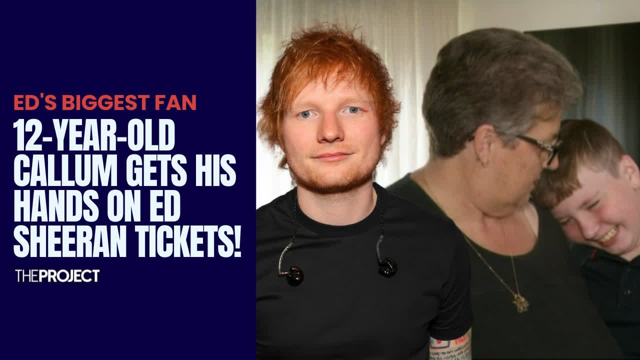 Autistic 12-Year-Old Callum Gets His Hands On Ed Sheeran Tickets - YouTube