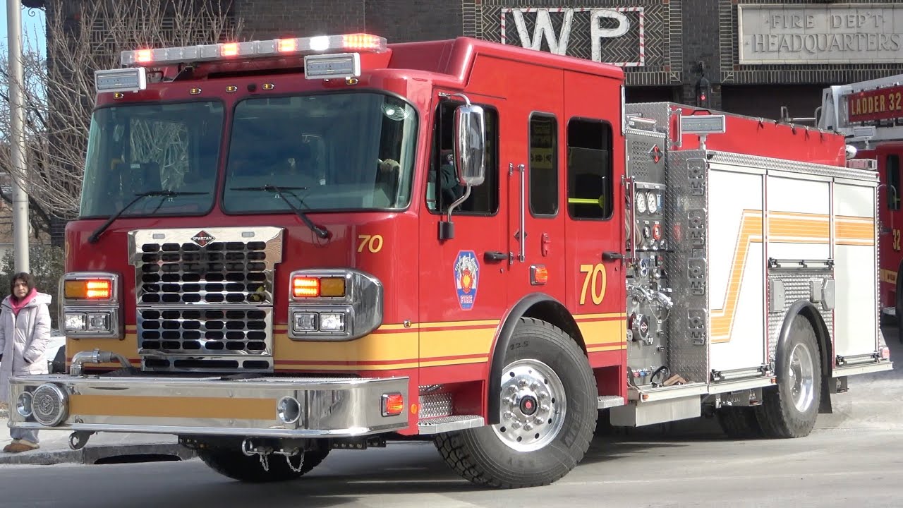 White Plains FD Engine 70 Responding - YouTube