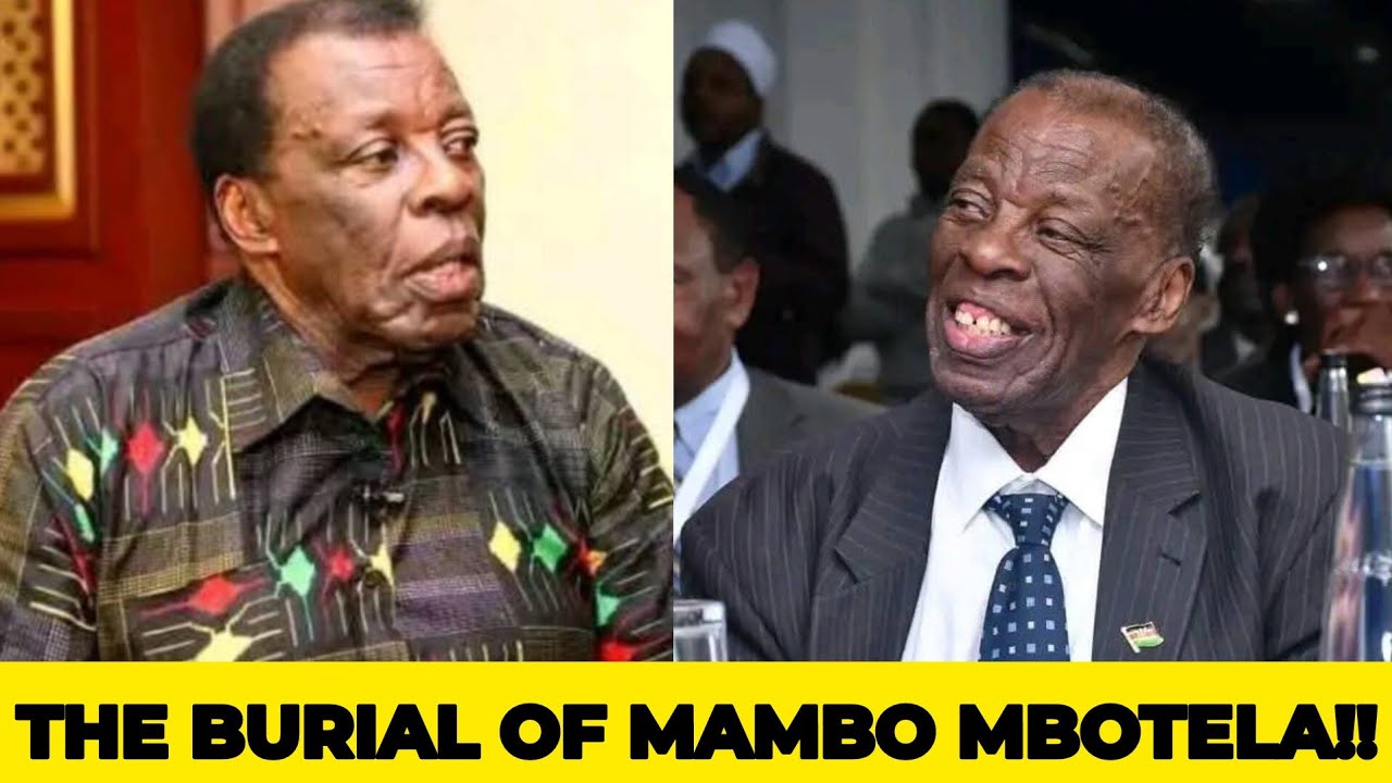 THE BODY OF LATE JOURNALIST MAMBO MBOTELA ARRIVES IN LANGATA CEMETERY ...