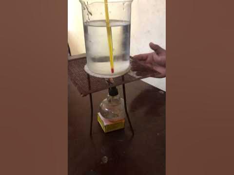 Measuring temperature of water different using laboratory thermometer# ...