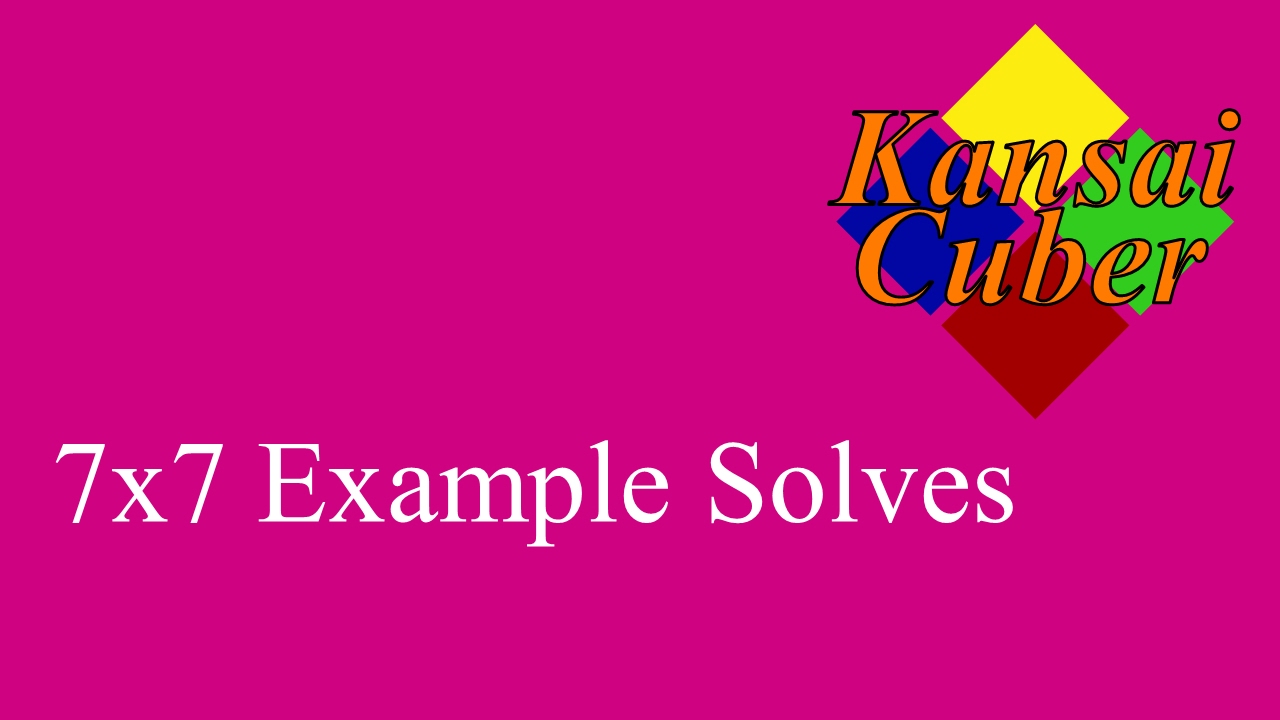 7x7 Example Solves - YouTube