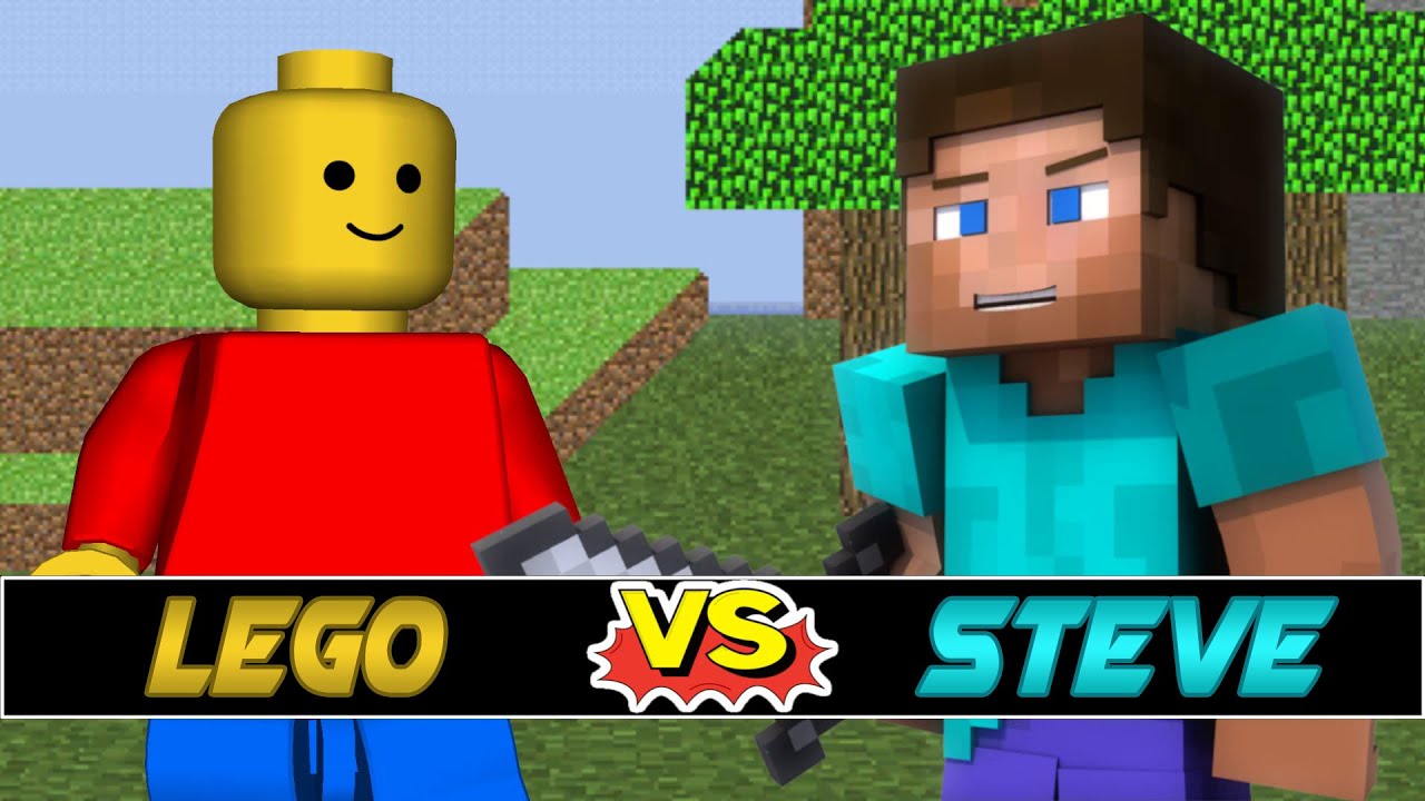 M.U.G.E.N. Battles | Regular Plan Lego vs Steve | Lego vs Minecraft ...