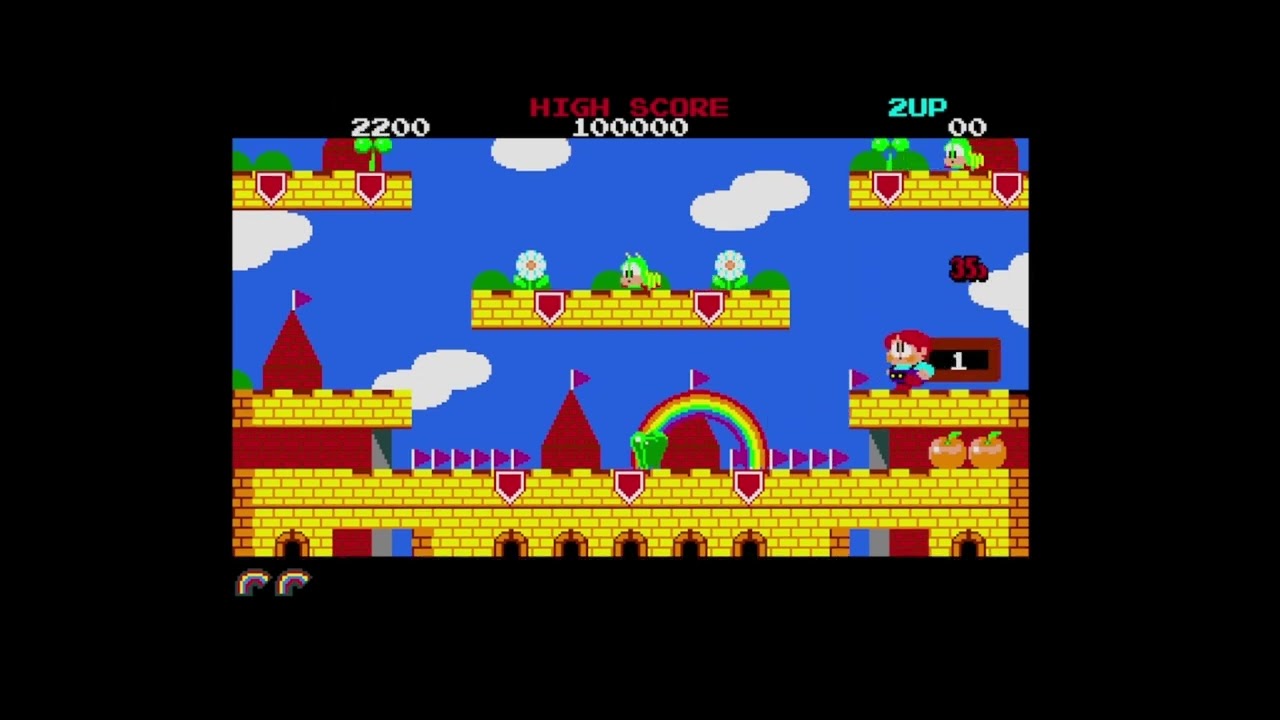 8th June 2022 Atari ST game Rainbow Islands - YouTube