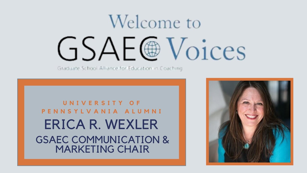 Gsaec Voices with Erica R. Wexler - YouTube