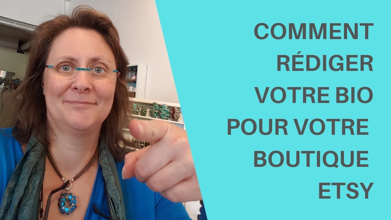 [ETSY] Comment rédiger votre bio dans votre boutique Etsy ? - YouTube