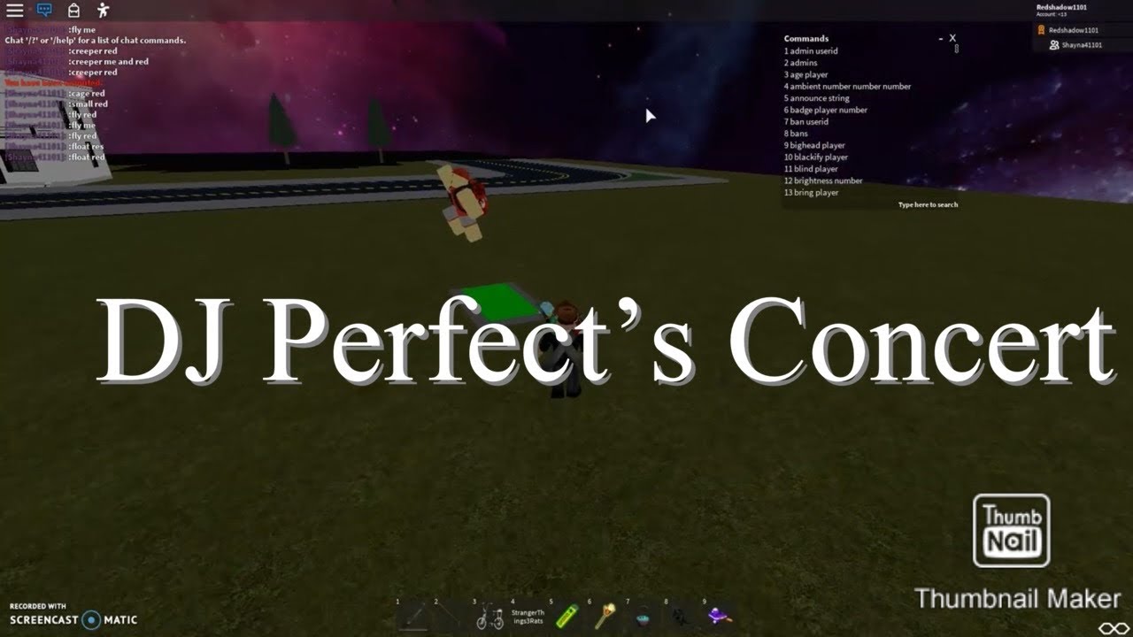 Roblox DJ Perfect's Concert - YouTube
