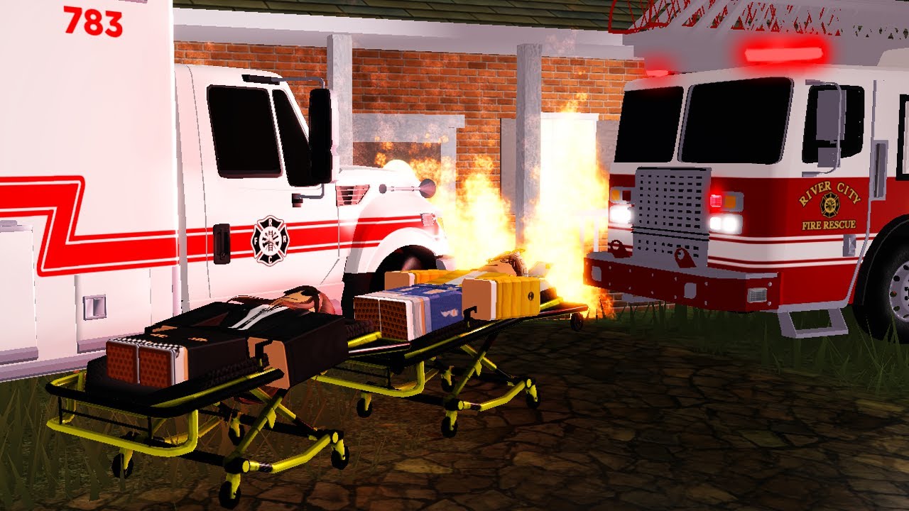 HOUSE FIRE CAUSES INJURIES! - ERLC Roblox Liberty County - YouTube