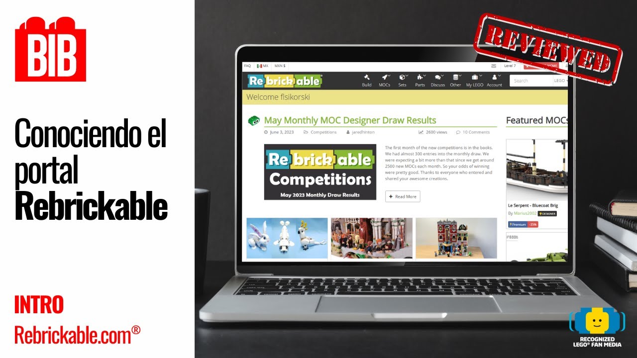 Rebrickable.com® - Introducción al portal / Bricks in Bits #review # ...