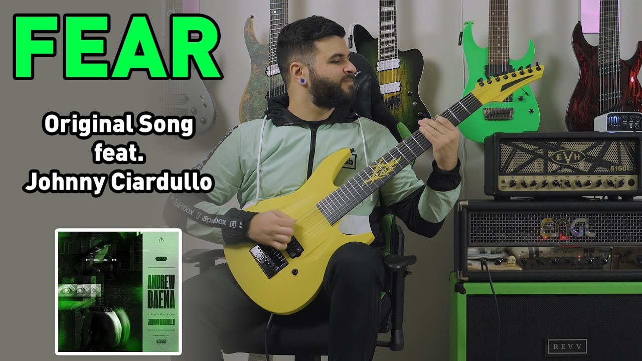 FEAR (Original 8 String Guitar Deathcore Song feat. @johnnygotgrowls ...