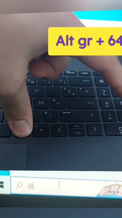How to Type the @@@ symbol | the At symbol second shortcut| #keyboard # ...