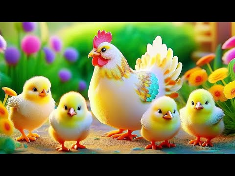 Đàn Gà Con Mới Nở ♫ Ca Nhạc Thiếu Nhi Vui Nhộn Cho Bé ♫ Một Chú Gà Con Như Cục Bông Tròn
