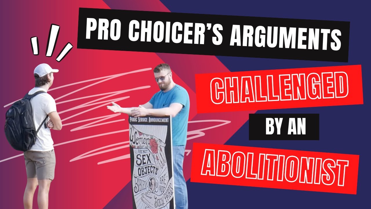 Pro Choicer Stumbles to find Good Argument - YouTube
