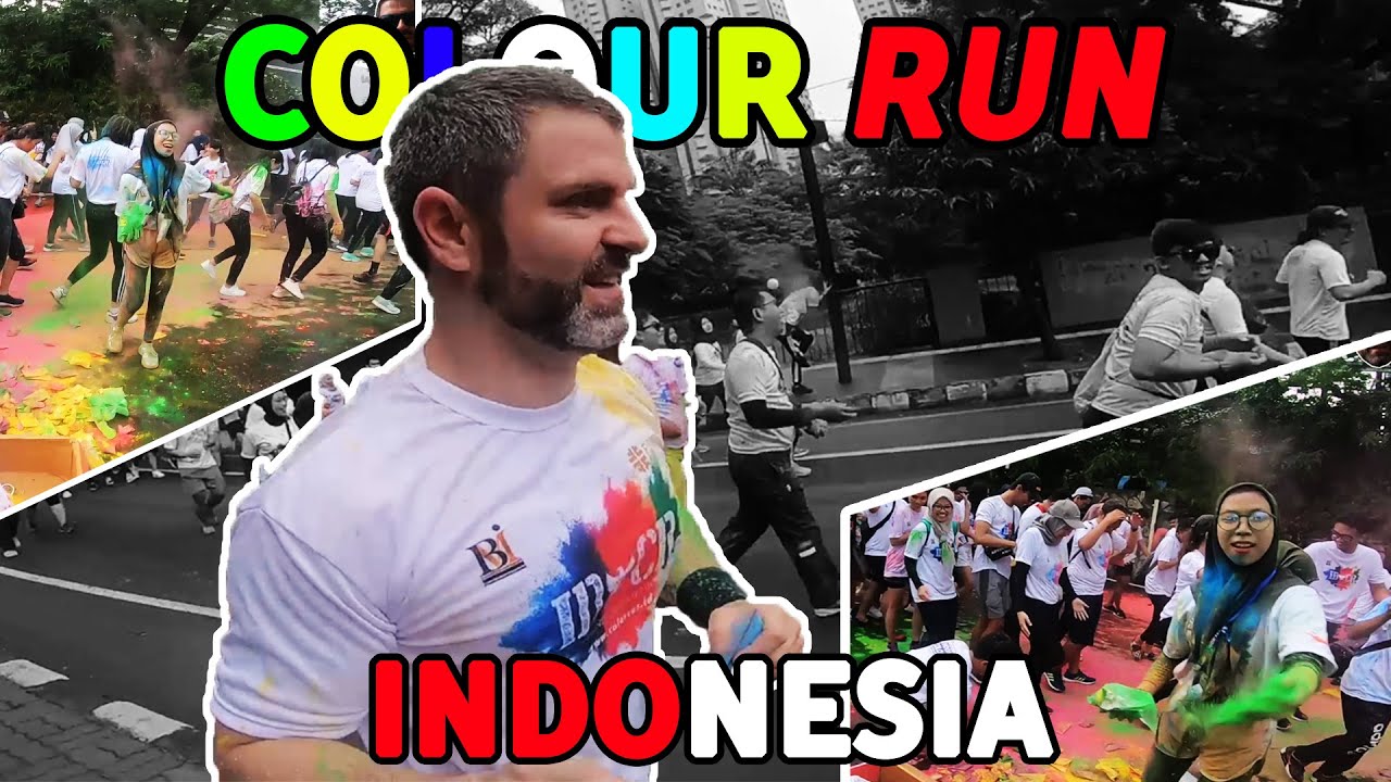 COLOUR RUN INDONESIA 2020 HOLI-DAY 🏃‍♂️ #indoindians #GBK - YouTube
