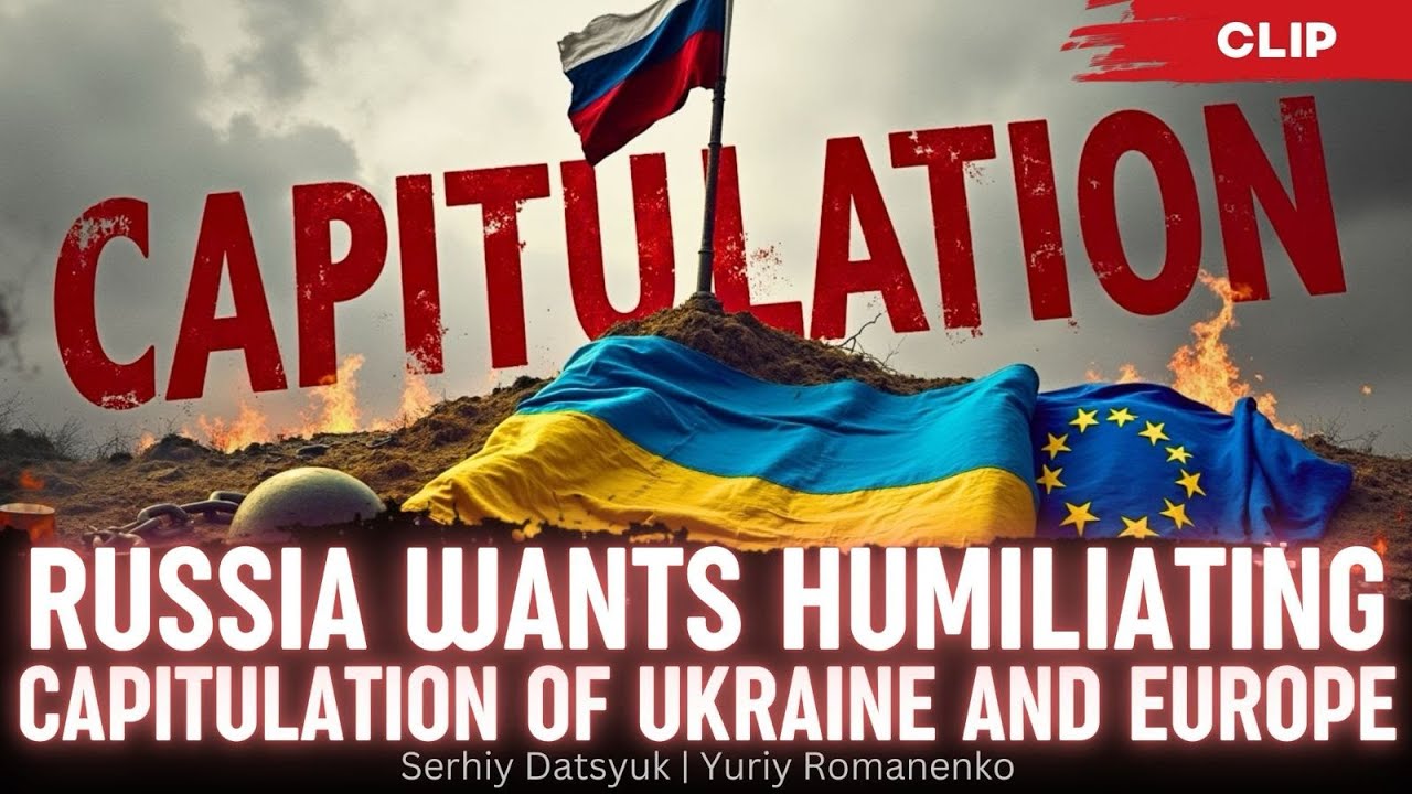 Russia Wants Humiliating Capitulation of Ukraine and Europe. Serhiy ...