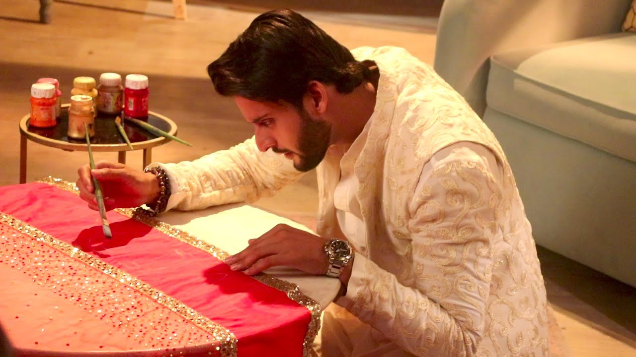 Saru | On Location | Ved Ne Saru ke Chunari per likha Apna Naam Cute ...