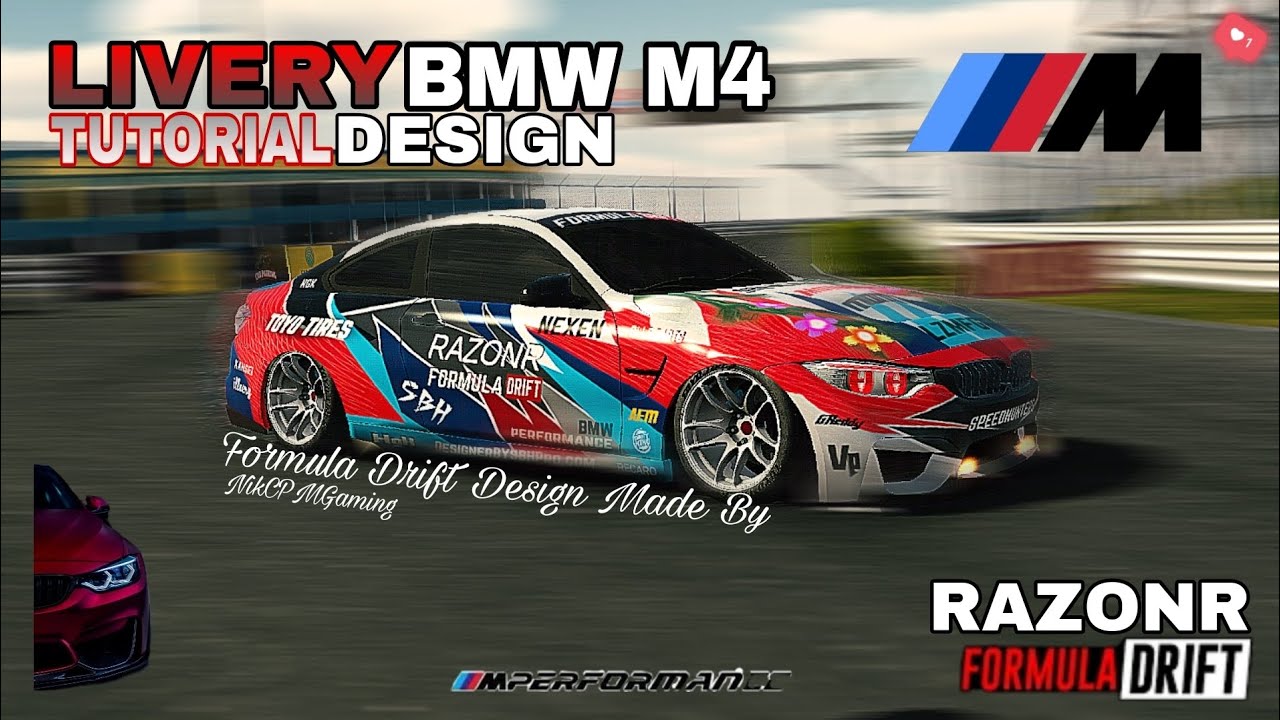 LIVERY Design BMW M4 COMPETITION (RAZONR FDStyle) - (TUTORIAL DESIGN ...