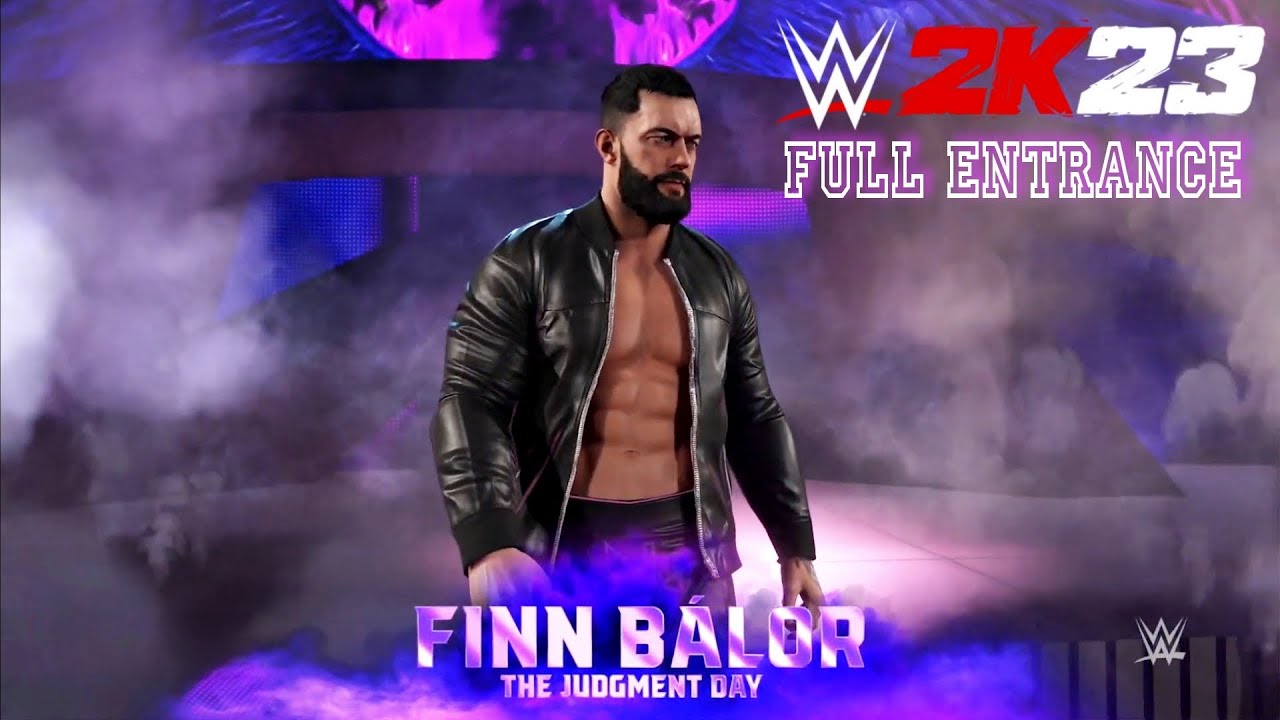 WWE2K23 | THE JUDGEMENT DAY 😈 FIN BALOR FULL ENTRANCE #wwe2k23 - YouTube