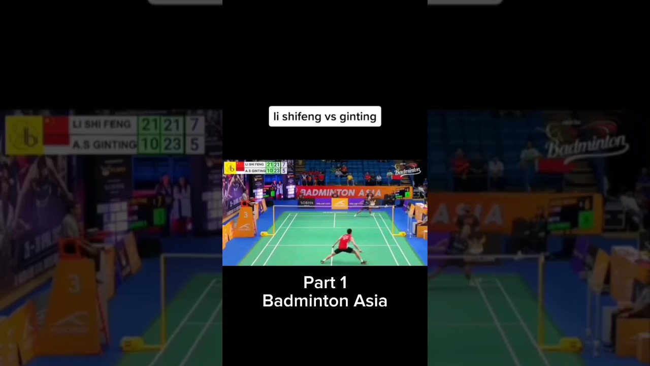 Ginting 🇲🇨 vs Li shifeng 🇨🇳 #youtubeshorts #badminton #shorts - YouTube