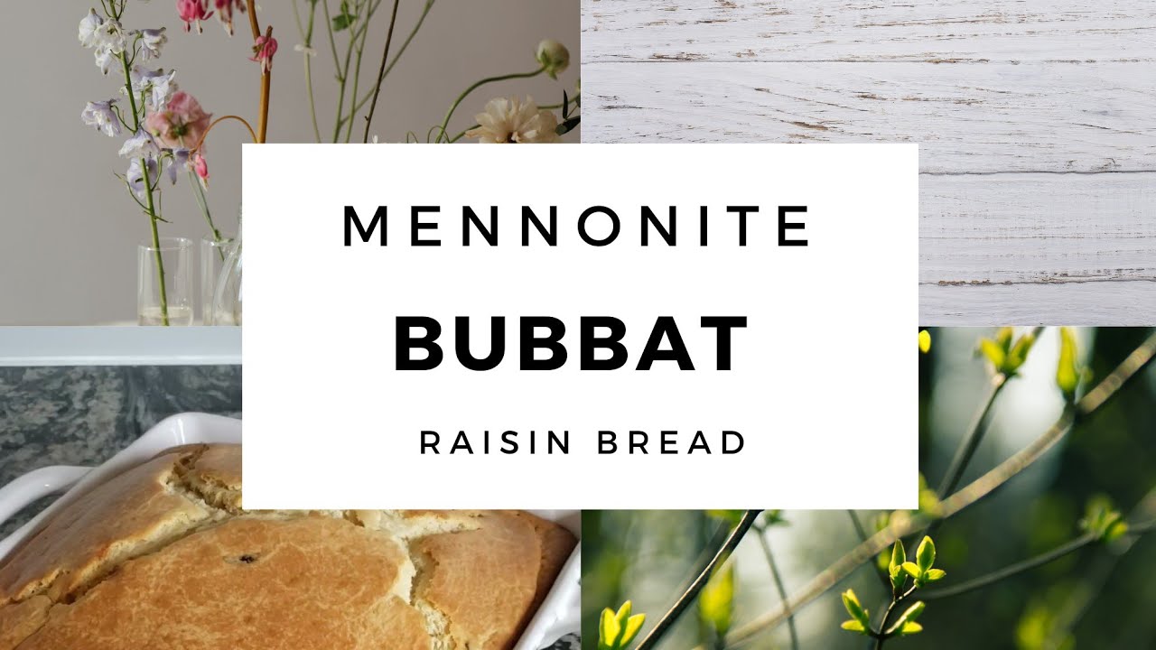Mennonite Bubbat Raisin bread recipe! - YouTube