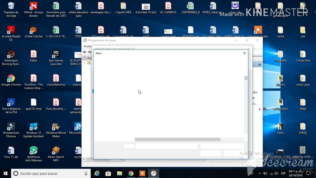 Como programar una tarea en Windows 10 - YouTube