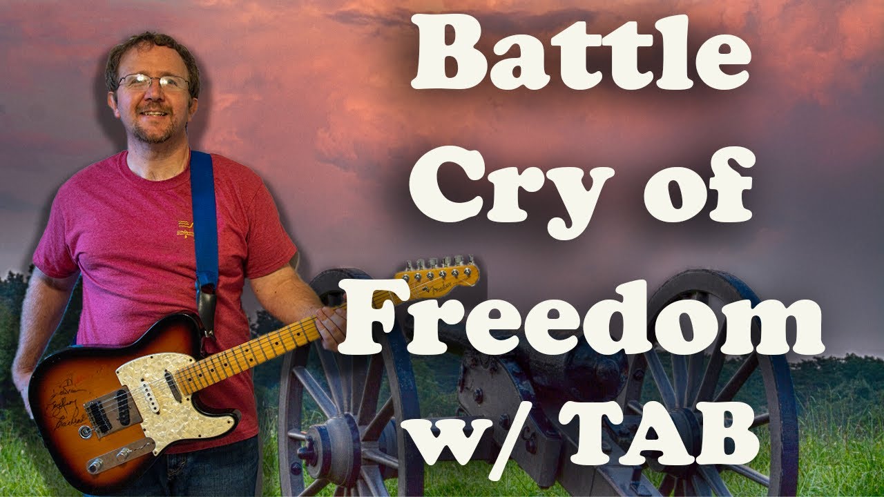 How to Play Battle Cry of Freedom on Guitar with TAB - YouTube