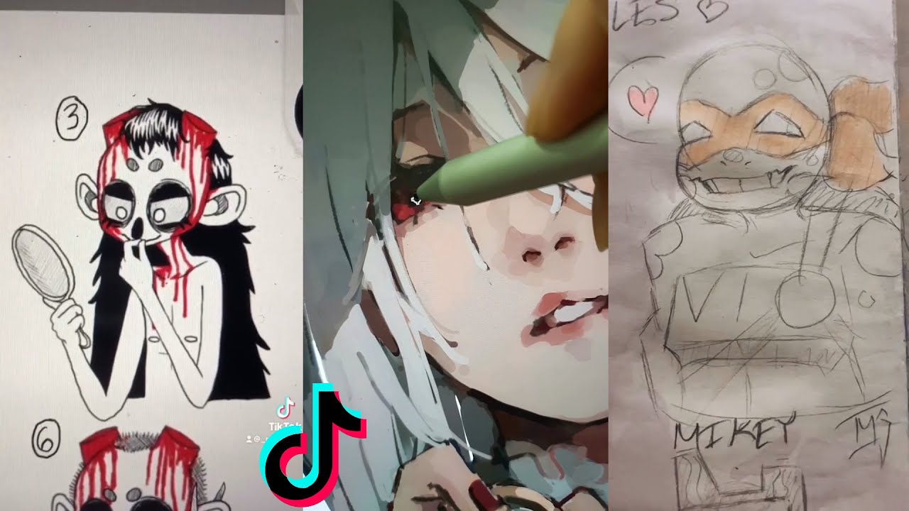 1 HOUR Of ALT Drawing ART - TikToks Compilation #5 - YouTube