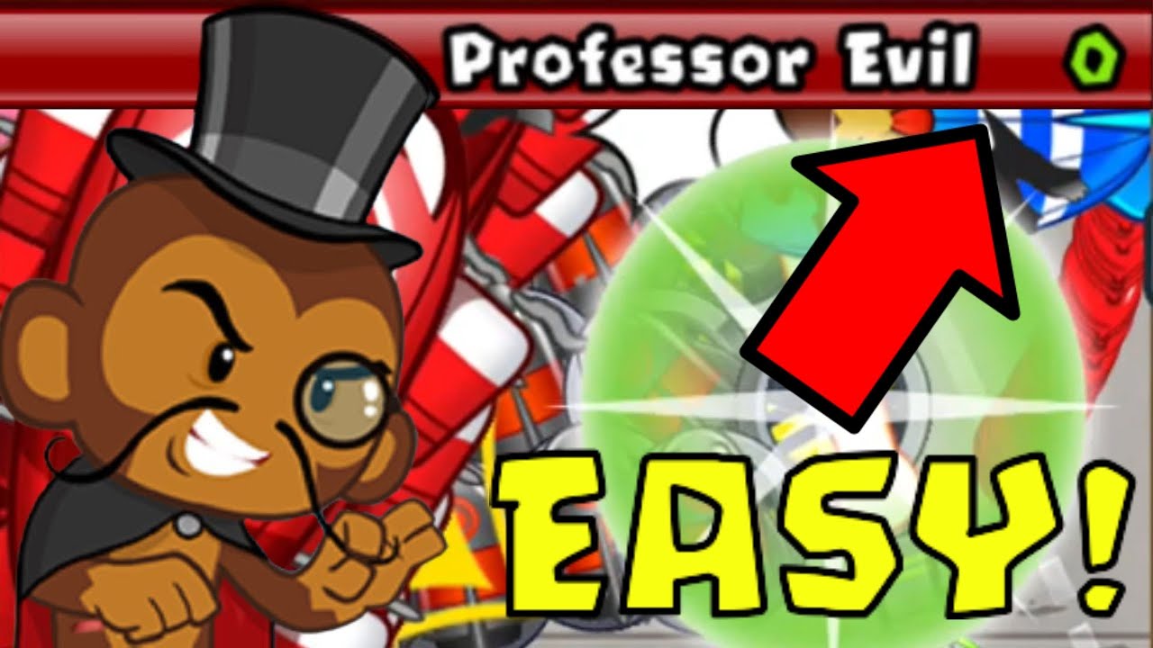 How to Beat The NEW Professor Evil Challenge in BTD Battles | Week 66 ...