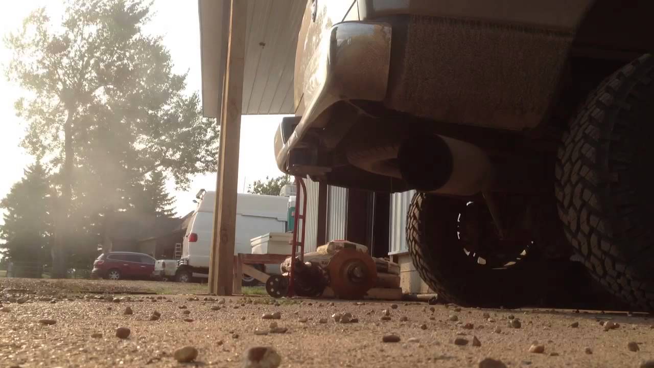 2006 Cummins with 5 inch MBRP exhaust - YouTube