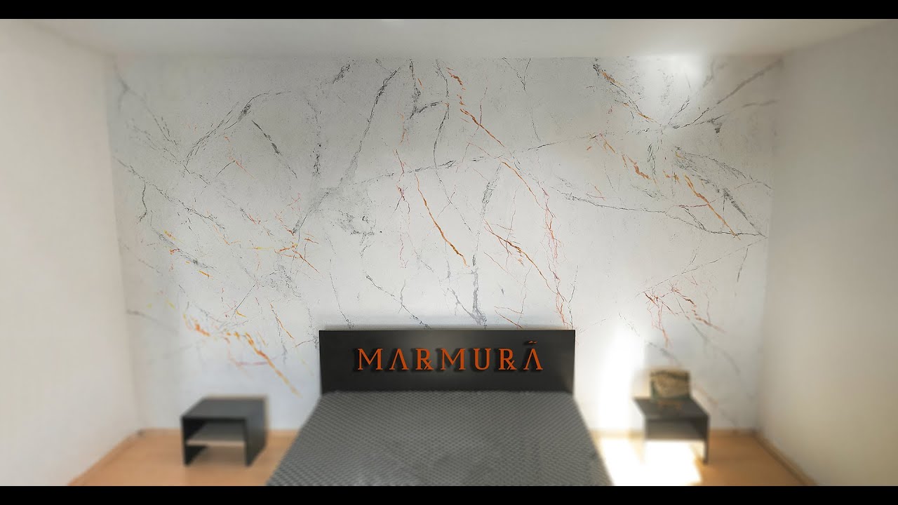Finisaj interior cu efect de marmura.Tencuiala venetiana. - YouTube