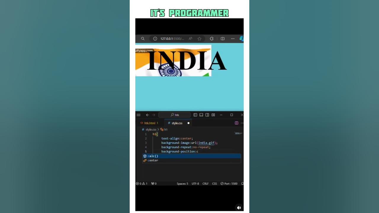 text_background_using_css #indian #coading #cssprogramming #programming #shorts #webdevelopment ...