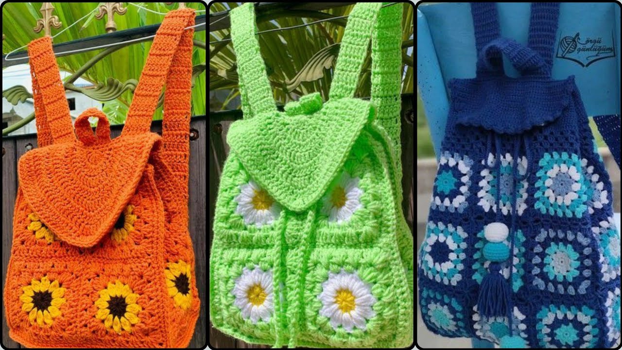 Crochet Your College Essentials: The Perfect Bag for Every Class - YouTube