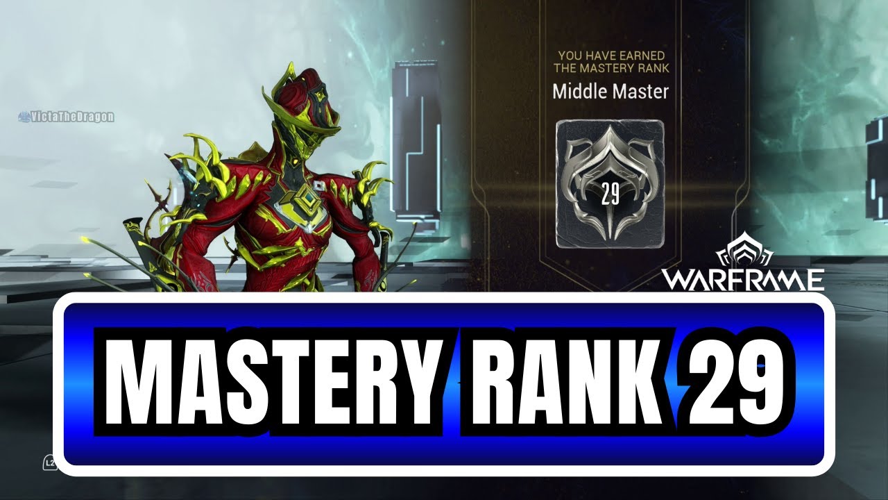 WARFRAME - MASTERY RANK 29 Gameplay (MR29 Test Completion) | 4K - YouTube