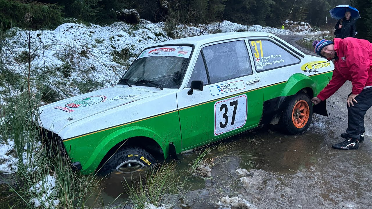 ️ Rally Anglo Caledonian 2024 🌨️- Kershope SS2 - Only Half of the ...