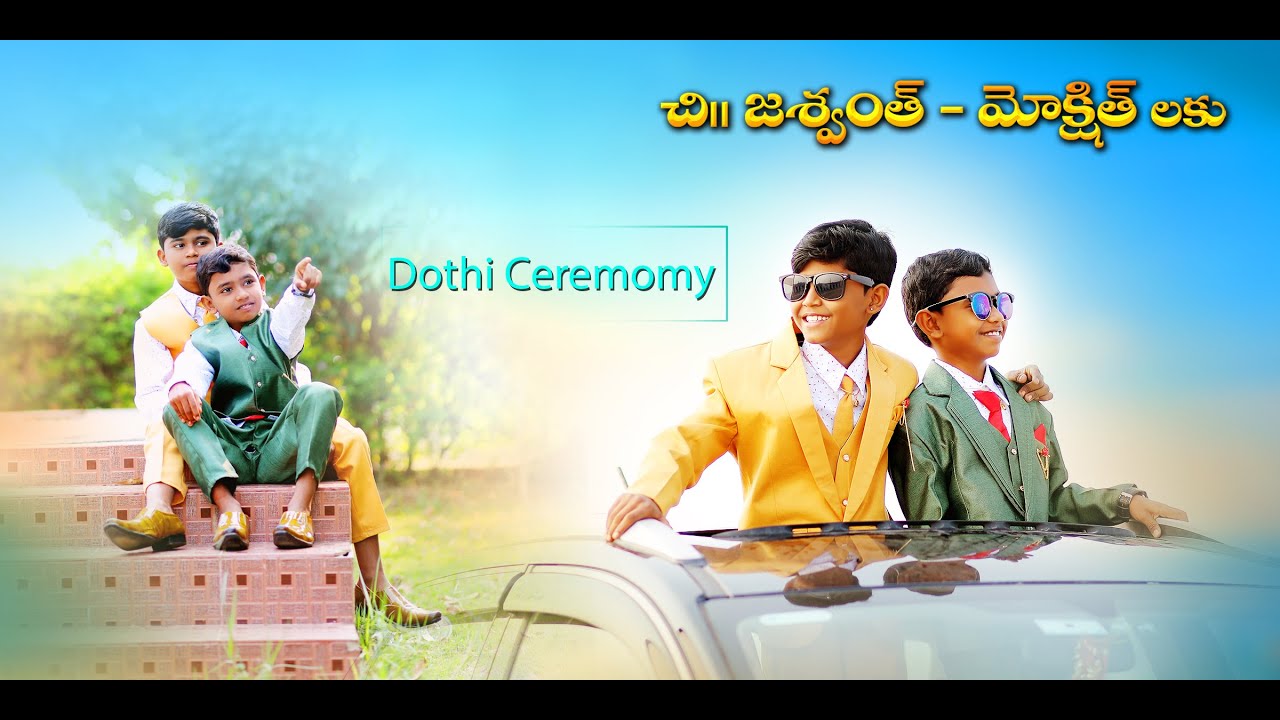 Jaswanth - Mokshith @##Dothi Ceremony shoot# Pree Shoot ## @@ THIRUMALA ...