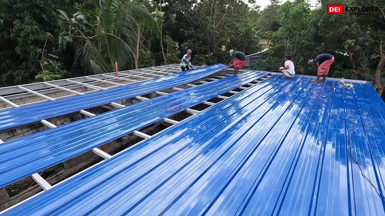 Step by Step sa Pag-install ng ating Roofing, Magakno ang Gastos natin ...