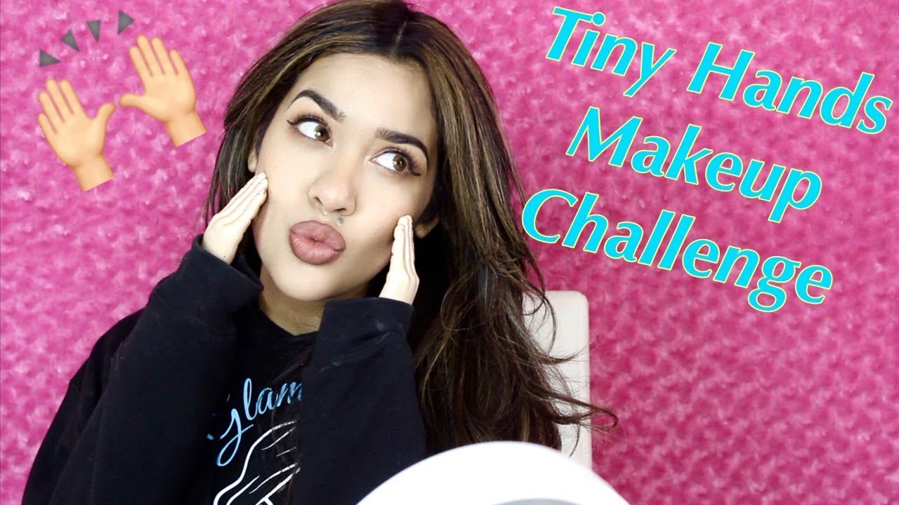 TINY HANDS MAKEUP CHALLENGE | NIKKI GLAMOUR - YouTube