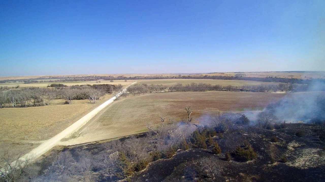 Fire damage Fairport Kansas area - YouTube