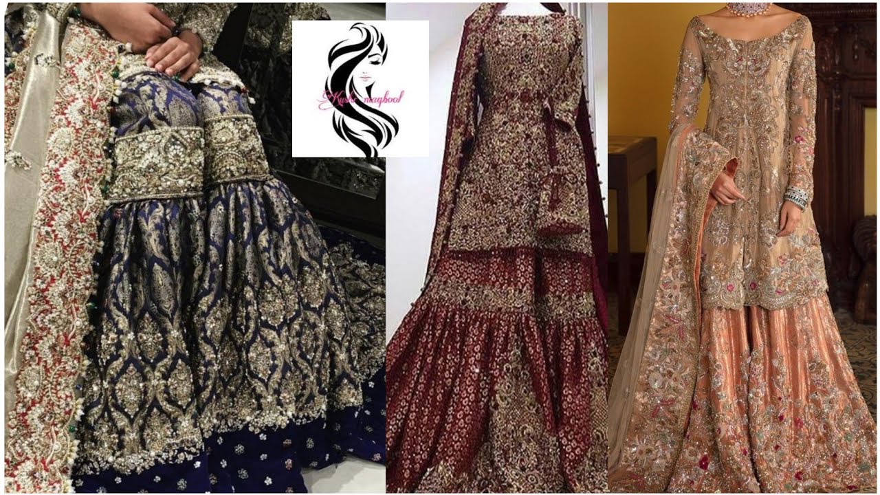 2023 latest wedding party Ubton mehndi ceremony Gharara Sharara ...