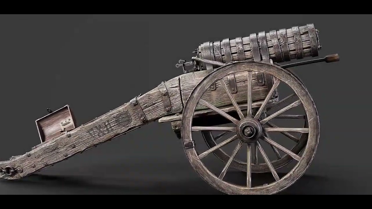 AAA 3D Cannon Model – Medieval Weapon for Games - YouTube