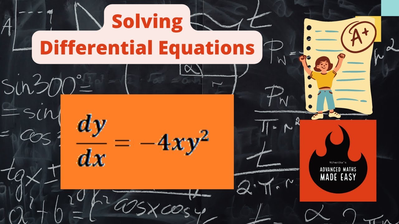 Solve DE : dy /dx = - 4xy^2 - YouTube