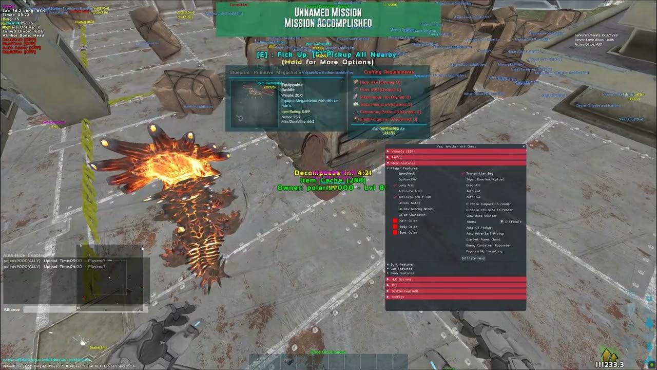 YAAC/SP SVIP | NEW BROKEN Infinite Hexagon Feature | Ark Hack/Cheat | Aimbot/ESP/Misc ...