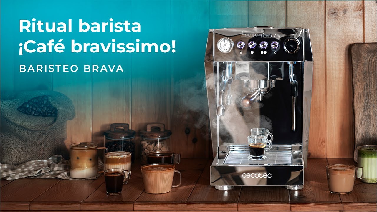 Baristeo Brava Cafetera espresso barista profesional - YouTube