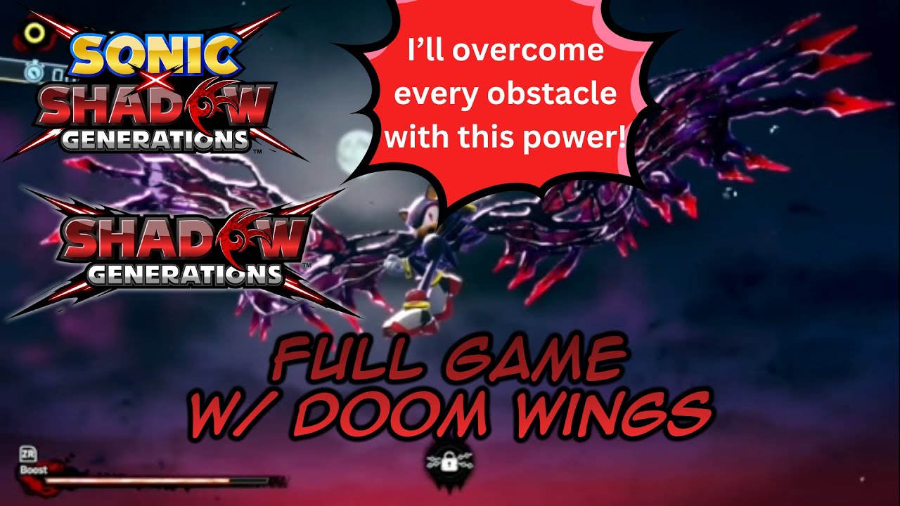 Shadow Generations (SXSG) - Full Game w/ Doom Wings - YouTube