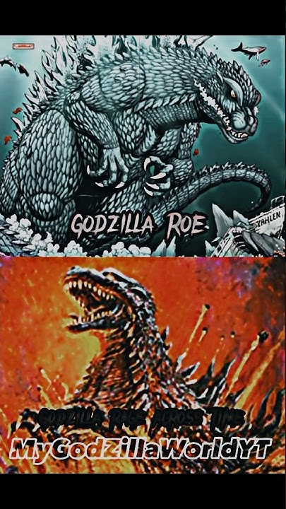 Godzilla Roe Vs Godzilla Rage across time #godzilla - YouTube