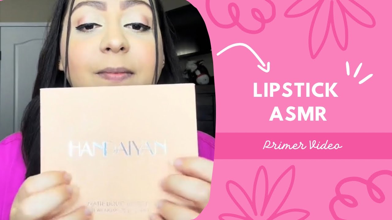 || Mi Primer Video || Lipstick ASMR || #asmr #vlog #asmrsounds # ...