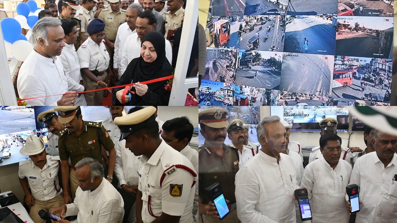 LAUNCHED OF E-CHALLAN MACHINES IN GULBARGA|REVOLUTIONIZING TRAFFIC ...